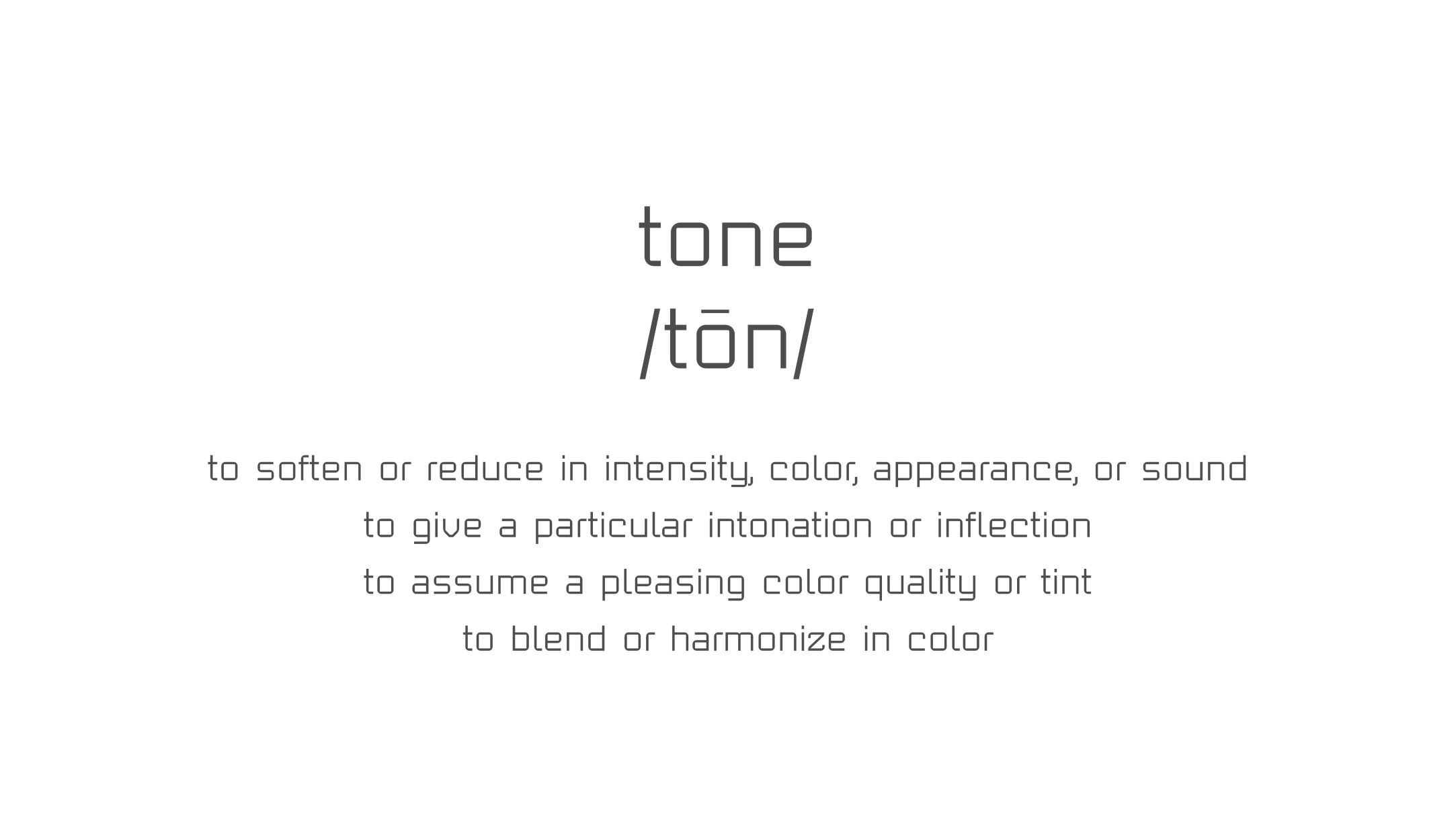 Tone Story